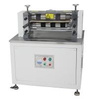 China Semi-Auto Electrode Slitting Machine with 500mm Max Cutting Width and High Precision for Lithium Battery Assembly for sale