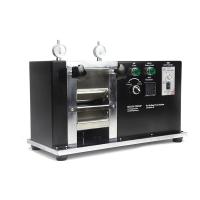 China 100mm Roll Width Hot Rolling Press Machine with 0.01mm Gap Adjust Precision and SS316 Roll Material for Lithium Ion Battery Assembly for sale