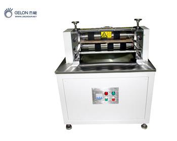 China Semi Auto Battery Assembly Machine Electrode Slitting Machine For Cylinder Cell for sale