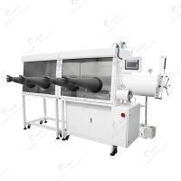 China Stainless Steel Double / Four Station Isolation Glove Box Battery Making Machine for sale