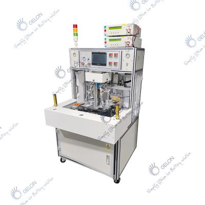 China Soft Pack Battery Heat Sealer , Rotary Top Side Sealing Battery Assembly Machine for sale