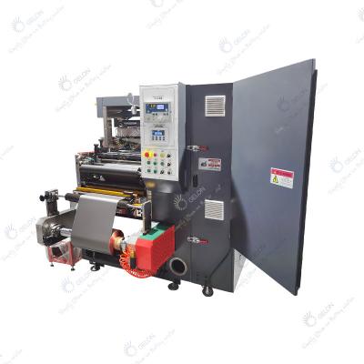 China Lithium Battery Electrode Slitting Machine with ±0.05mm Precision, Circular Knife Cutting, and 40-200mm Reel Width for sale
