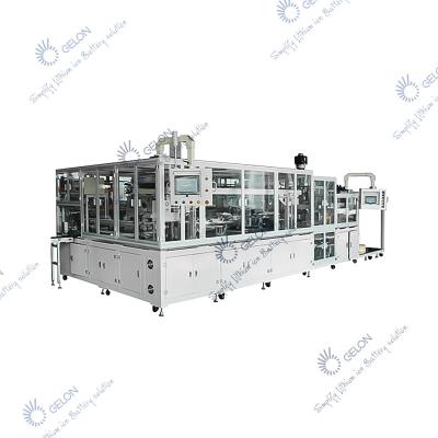 China Gelon Lithium Ion Battery Assembly Line Customize Prismatic Cell Assembly Full Set for sale