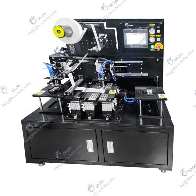 China Desktop type Battery Electrode Separator Z Fold Lamination Semi Auto Battery Stacker for sale