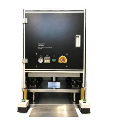 China Laboratory Aluminum Plastic Lamination Machine for Pouch Cells with Adjustable Roller Gap 0~1.2mm, High Precision 0.01mm, and Compact Structure for sale