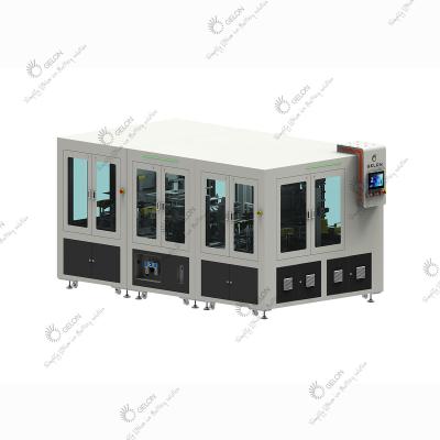 China Automatic Dual-Station Z-Fold Stacking Machine with CCD Vision Positioning for High-Speed Lithium Battery Assembly for sale