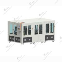 China Automatic Dual-Station Z-Fold Stacking Machine with CCD Vision Positioning for High-Speed Lithium Battery Assembly for sale