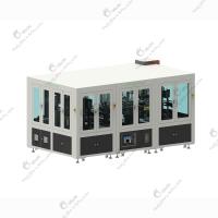 China Automatic Dual-Station Z-Fold Stacking Machine with CCD Vision Positioning for High-Speed Lithium Battery Assembly for sale