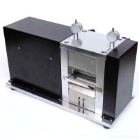 China Lab Hot Rolling Press Machine Lithium Battery Electrode Calender with Adjustable Roller Gap 0~1.2 mm High Hardness Rollers HRC55 and Independent Temperature Control for sale