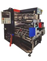 China Lithium Battery Electrode Slitting Machine with ±0.05mm Precision, Circular Knife Cutting, and 40-200mm Reel Width for sale