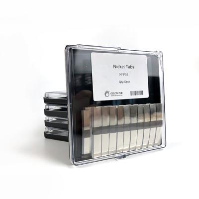 China Battery Grade Aluminum Tab Nickel Tab Nickel Plated Copper Ni Al Composite Tab With Adhesive Tape Lithium Ion Battery Accessory for sale