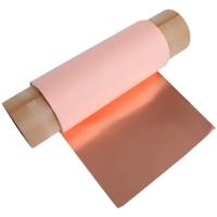 China Standard Copper Foil Customized Length Width Thickness Single-matte or Double-matte for Battery Anode High-Conductivity Cu Foil for sale