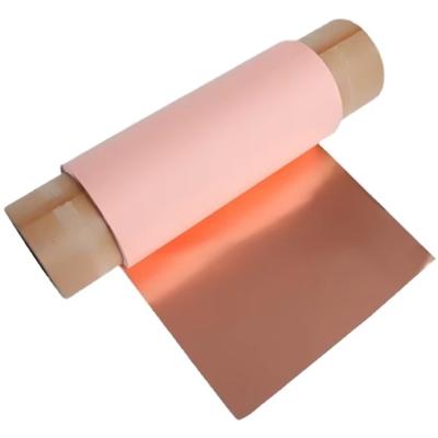 China Standard Copper Foil Customized Length Width Thickness Single-matte or Double-matte for Battery Anode High-Conductivity Cu Foil for sale