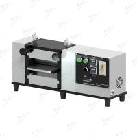 China 400mm Width Heated Electric Calendering Machine Roll Press with 0.02mm Gap Adjustment Precision for Lab Battery Electrode R&D for sale