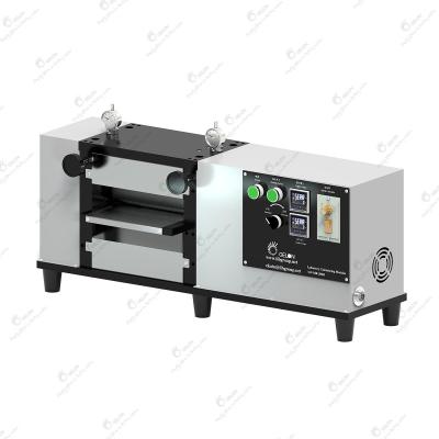 China 400mm Width Heated Electric Calendering Machine Roll Press with 0.02mm Gap Adjustment Precision for Lab Battery Electrode R&D for sale