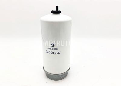 China Industrial Diesel Engine 107.2mm Fuel Water Separator Filter 22116209 for sale
