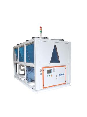 China Semi Hermetic Air Cooled Screw Chiller 150HP 270Kw/Hr Air Cooled Chiller Unit for sale