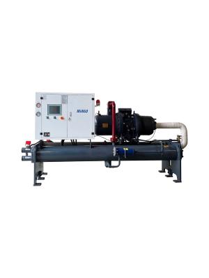 China MINGO Water Cooled Screw Chiller 260HP 260Kw/Hr Cooling Capacity Shell And Tube Condenser for sale
