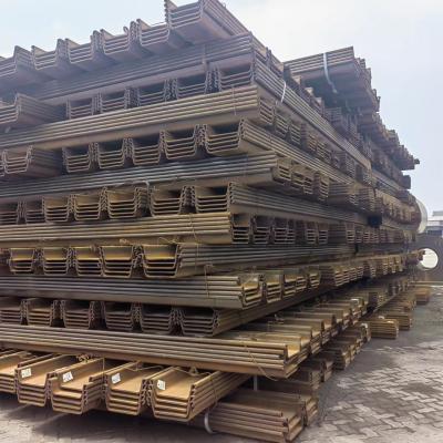 China Q355 S390 S275 S355 U Type Sheet Pile Hot Rolled for sale