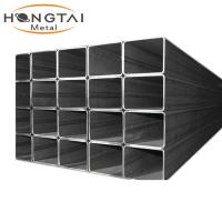 China En 10219 S235jr S355j2h Rectangular Galvanized Steel Pipes  Zinc Coating 40g/M2 for sale