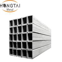 China En 10219 S235jr S355j2h Rectangular Galvanized Steel Pipes  Zinc Coating 40g/M2 for sale