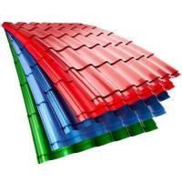 China Z40-275g/M2 Corrugated Metal PPGL Roofing Sheet Corrosion Resistant for sale