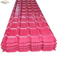 China DX51D Prepainted Corrugated Roofing Steel Sheet 275g/M2 for sale