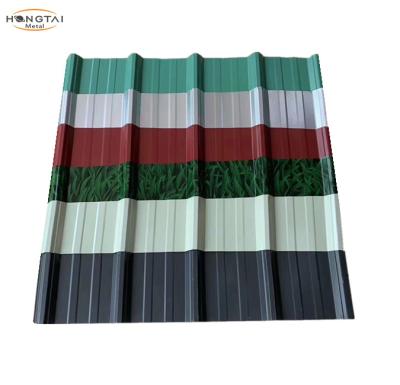 China DX51D Prepainted Corrugated Roofing Steel Sheet 275g/M2 for sale