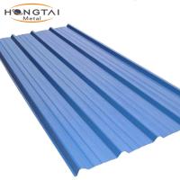 China Prefab House Pre Painted Corrugated Gi Sheet S220GD S250GD S280GD for sale