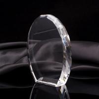 China Honor Of Crystal New Design Clean Blank Crystal Custom Iceberg Craft Oval Blank K9 Crystal for sale