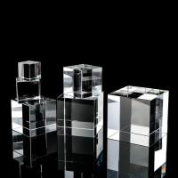 China Honor Of Crystal Wholesales Blank K9 Crystal Cube For 3d Laser Surface Engraving Crystal Manufacture Supplier for sale