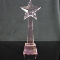 China Wholesale Customization Laser Carving Crystal Trophy Modern Creative Souvenir Crystal Trophy for sale