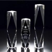China Wholesale New K9 Crystal Glass Carved Polished Sandblastiong Craft Trophy Home Decor Gift for sale