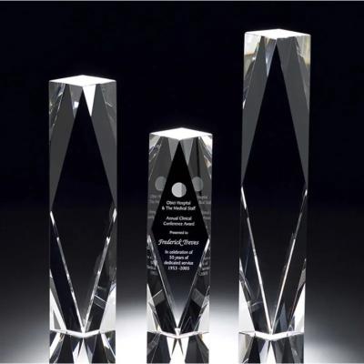 China Wholesale New K9 Crystal Glass Carved Polished Sandblastiong Craft Trophy Home Decor Gift for sale