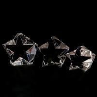China Honor Of Crysal Machine Cut Pentagon Shape White Color Loose Cubic Zirconia Stone Blank Crystal Cubes For Engraving for sale