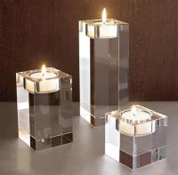 China Honor Of Crysal European Style Crystal Candle Holder Luxu... for sale