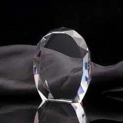 China Honor Of Crystal Custom K9 Transparent Crystal Shield Shape 3d Laser Engraved Crystal Shield Award Plaque for sale
