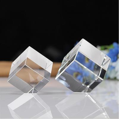 China Wholesales Blank K9 Crystal Cube For 3d Laser Engraving for sale