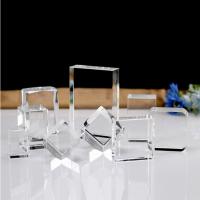 China Wholesales Blank K9 Crystal Cube For 3d Laser Engraving for sale