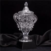 China Honor Of Crystal Clear Crystal Glass Trophy Award Souvenir Crystal Glass Award Cup Trophy For Souvenir Gift for sale