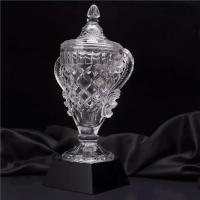 China Honor Of Crystal Clear Crystal Glass Trophy Award Souvenir Crystal Glass Award Cup Trophy For Souvenir Gift for sale