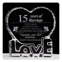 China Heart Shape Crystal Love Valentine's Day And Wedding Gift... for sale