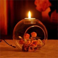 China Wholesale Diameter 10cm Round Hanging Round Shape Glass T for sale
