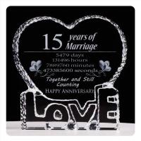 China Hbl Free Custom Printing Engraving Love Crystal Decoratio for sale