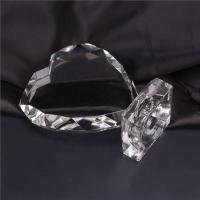 China K9 Crystal Trophy Glass Award Heart Shape With Base For D for sale