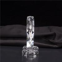 China K9 Crystal Trophy Glass Award Heart Shape With Base For D for sale