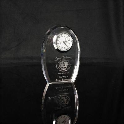 China High Quality Factory Selling Crystal Clock Unique Design for sale