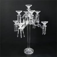 China New Design Wedding Favor Hanging Beads Crystal Candelabra for sale