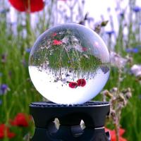 China K9 Clear Crystal Balls Lensball Magic Bola De Cristal 30-... for sale