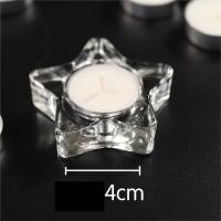 China New Creative Fengshui Candlestick Crystal Glass Candlesti... for sale